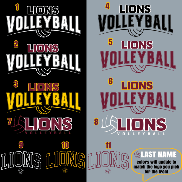 2025 Lions Volleyball- YOUTH | ND Tough Gear